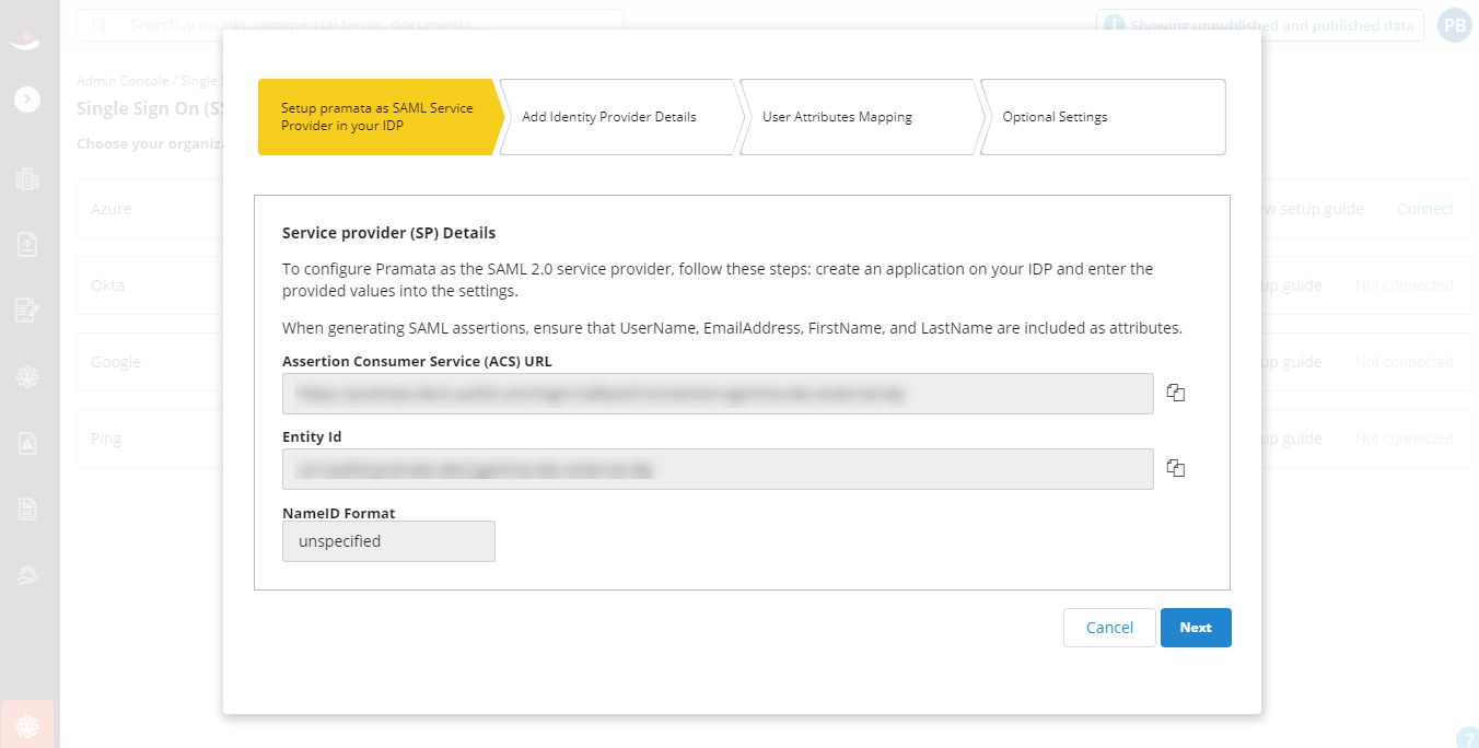 Setup SSO for Google Suite with SAML – Pramata