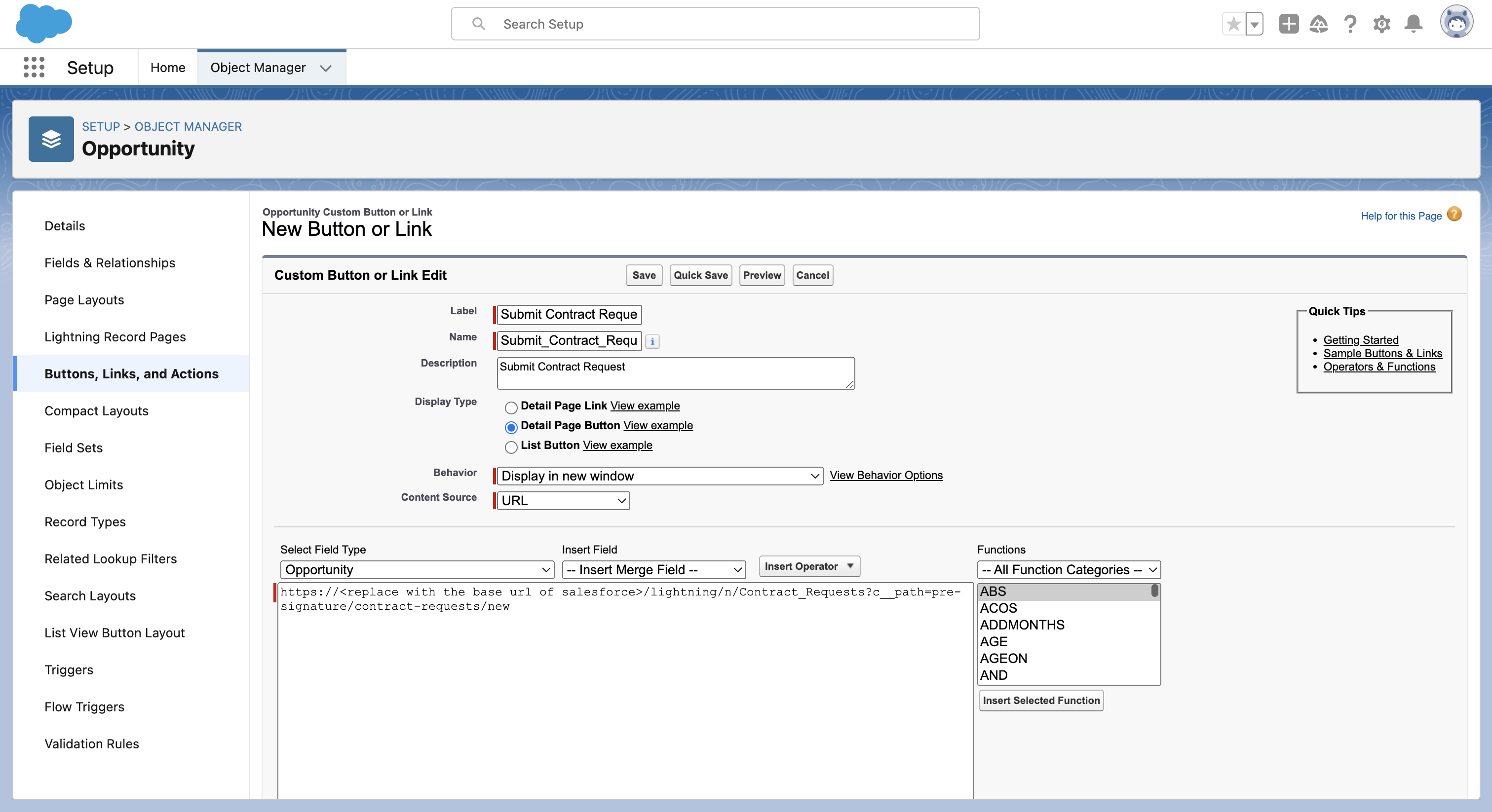 Configuring Pre-Signature Contract Requests – Pramata